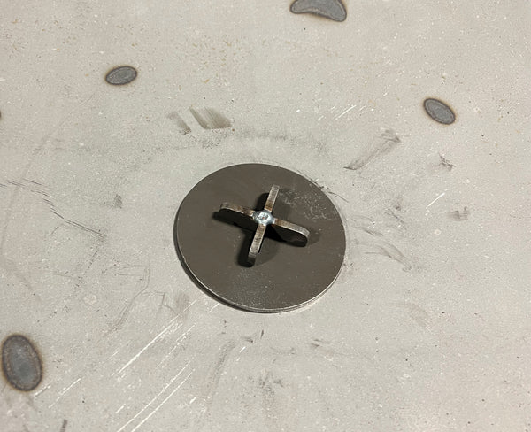 4" Round Blocking Plate for Firepit's - American Made - Ohio Flame